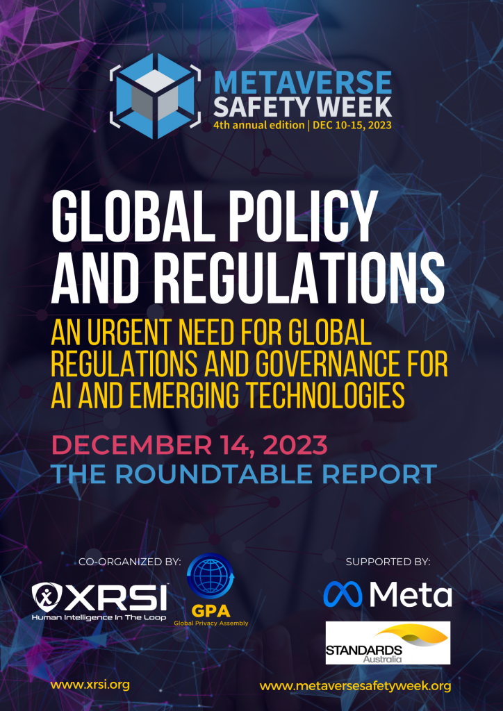 An urgent need for global regulations and governance for AI and emerging technologies, a ...
